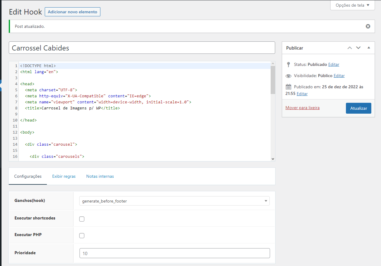 Creating my own image carousel solution – GeneratePress